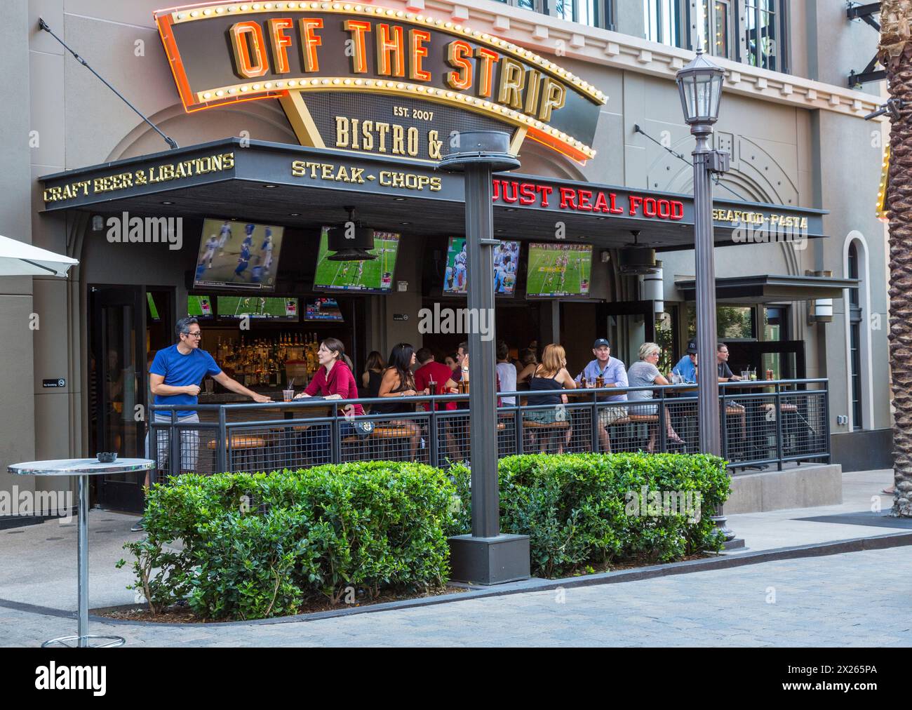 Las Vegas, Nevada. Off the Strip Bistro and Bar, The Linq Promenade ...