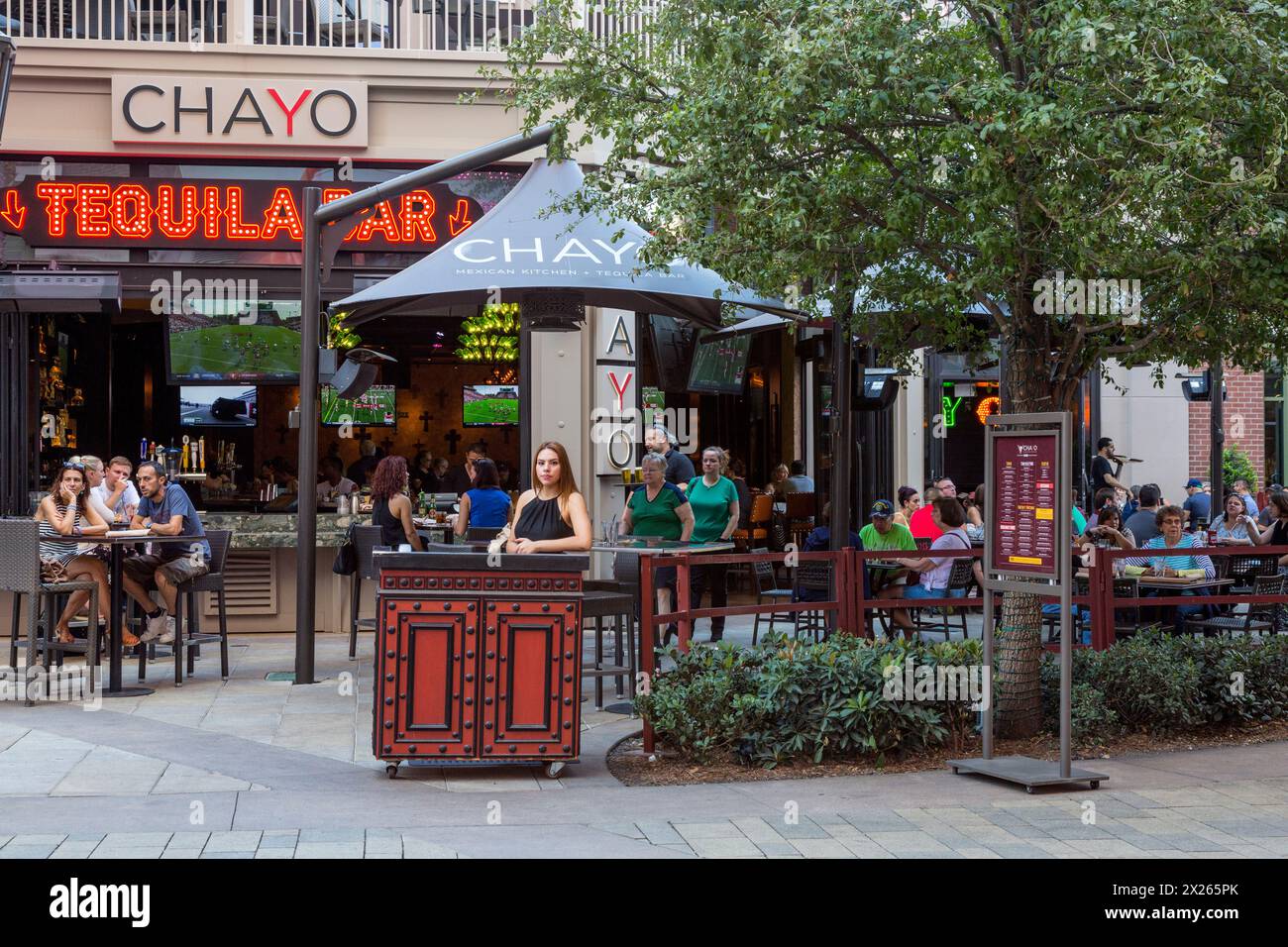 Las Vegas, Nevada. Chayo Mexican Kitchen and Tequila bar, Outside ...