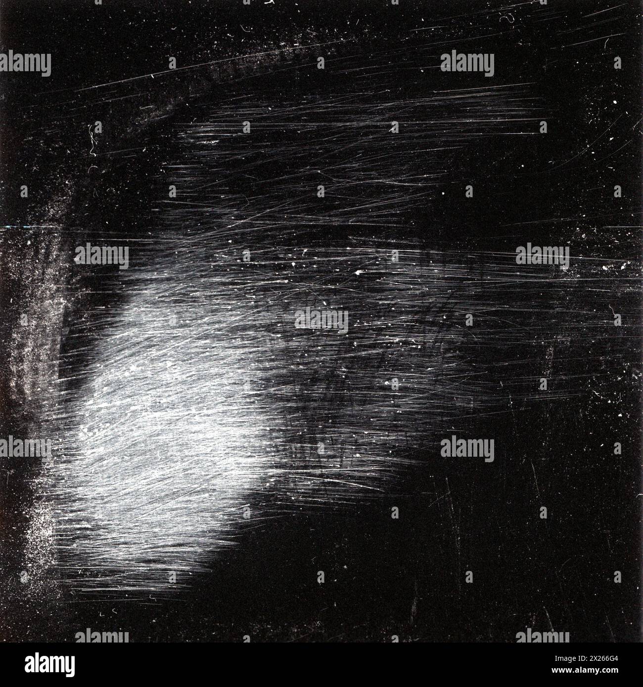 Blank grained film strip texture background with heavy grain dust and ...