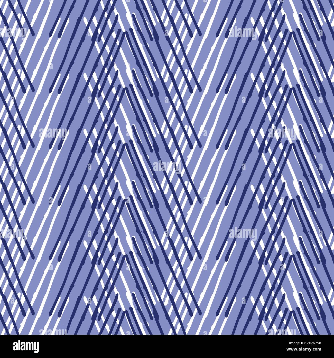 Modern stripe spliced effect in masculine indigo blue seamless pattern ...