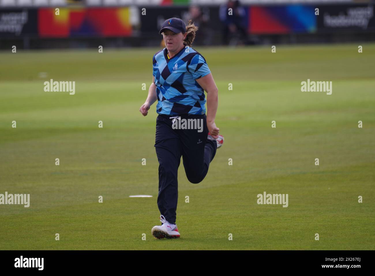 Chester le Street, 20 April 2024. Abi Glen fielding for Northern ...