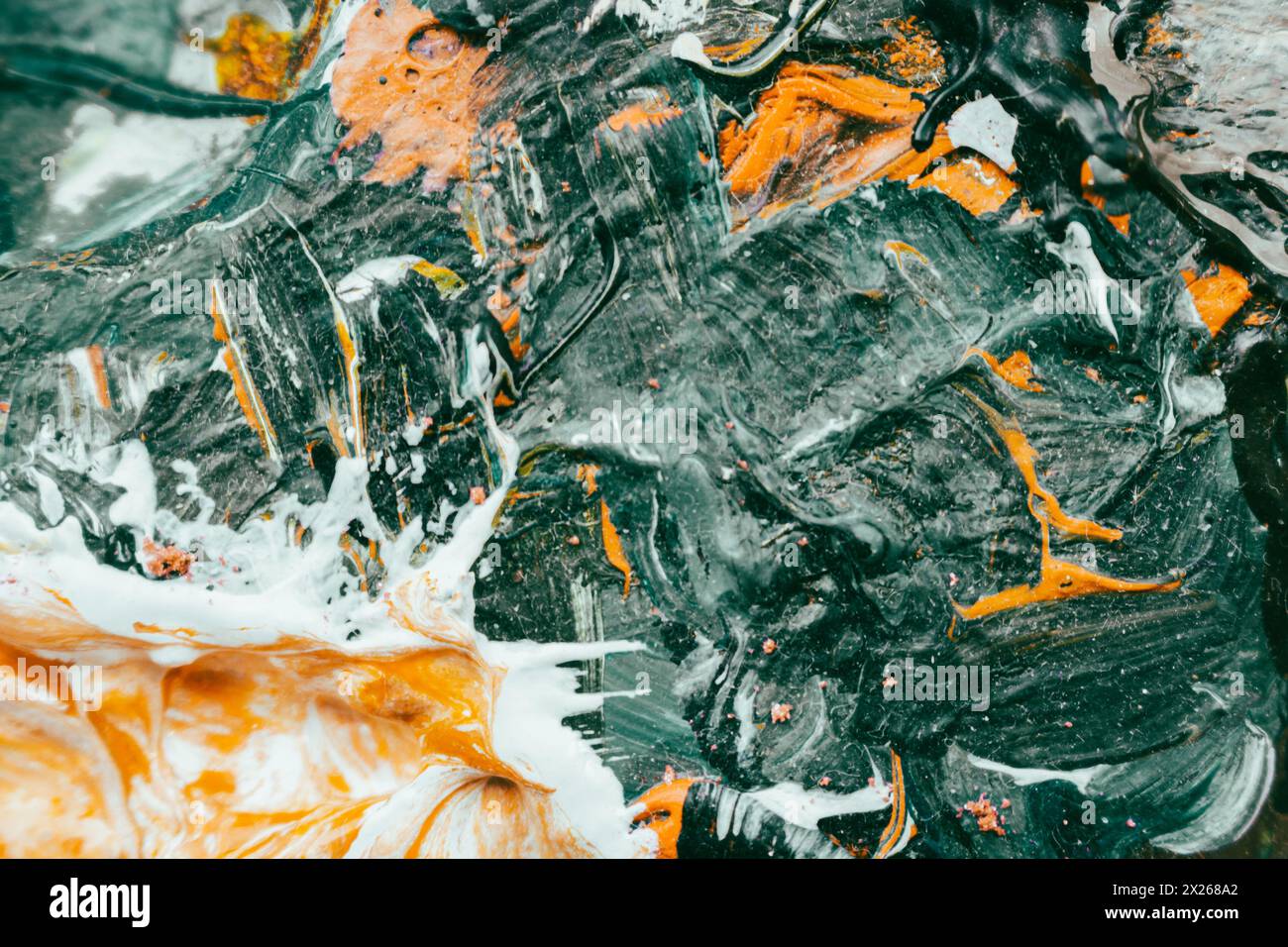 Abstract watercolor background. Multicolor pattern. Acrylic paint ...