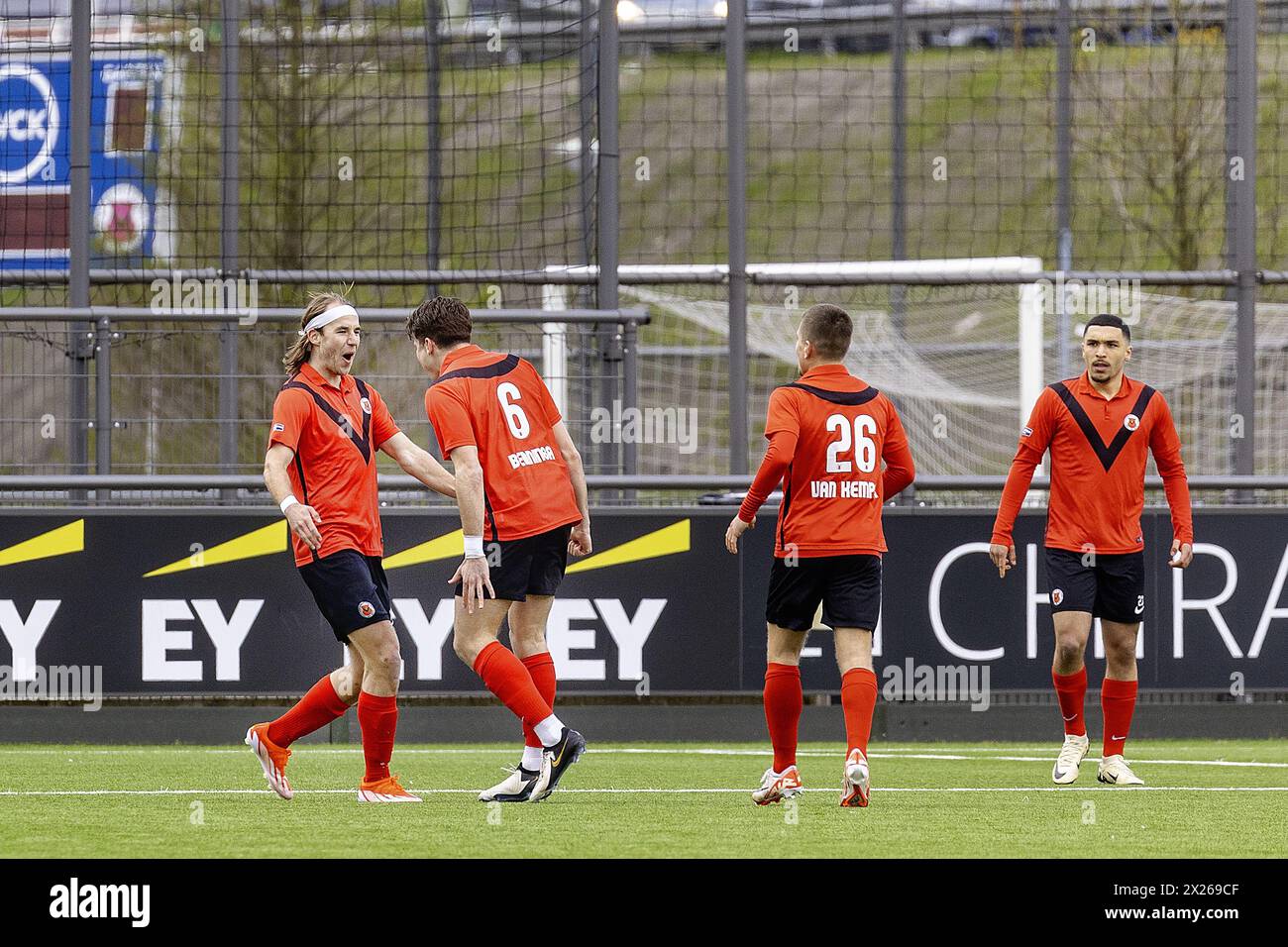 AMSTERDAM - 20-04-2024, Sportpark Goed genoeg. Betnation Divisie. Dutch ...