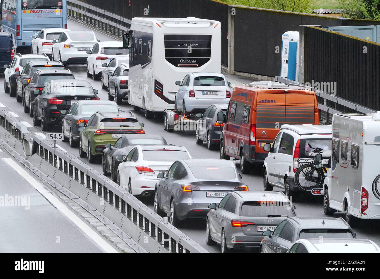 Anton Geisser 20.04.2024 Kanton Uri,Schweiz,Verkehr,Autobahn ...