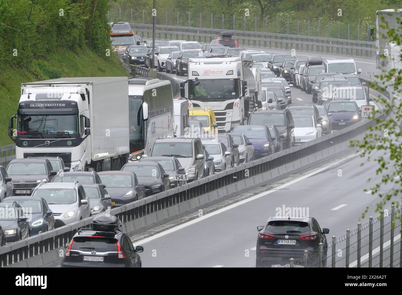 Anton Geisser 20.04.2024 Kanton Uri,Schweiz,Verkehr,Autobahn ...