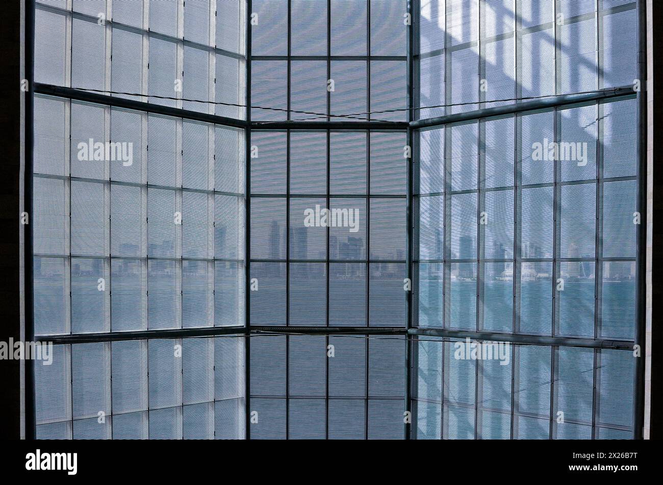 Doha, Qatar. Watching Doha Grow, through the Windows of the Museum of ...