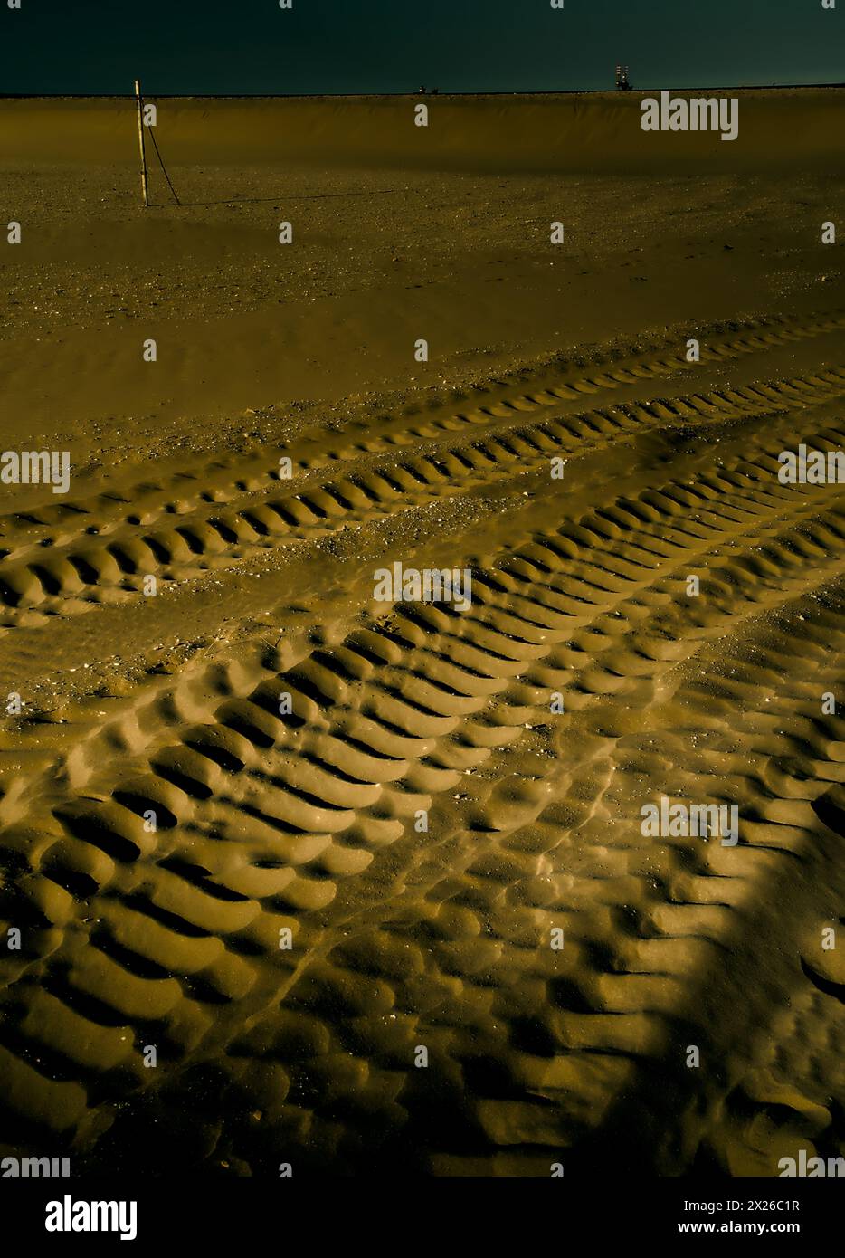 an imaginary desert landscape reminiscent of the arid and surreal ...