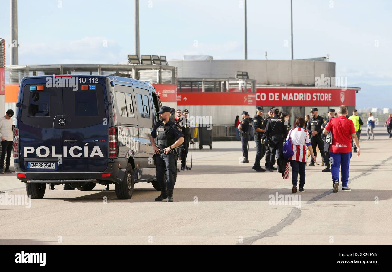 Madrid, Spanien. 10th Apr, 2024. firo : 10.04.2024, football, soccer ...