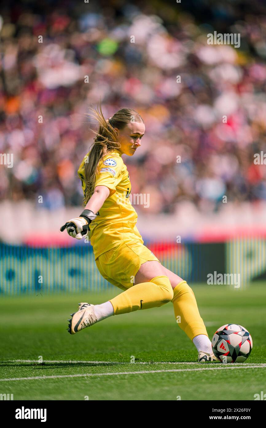 Barcelona, Spain, 20, April, 2024. Women Champions League - Semifinal ...
