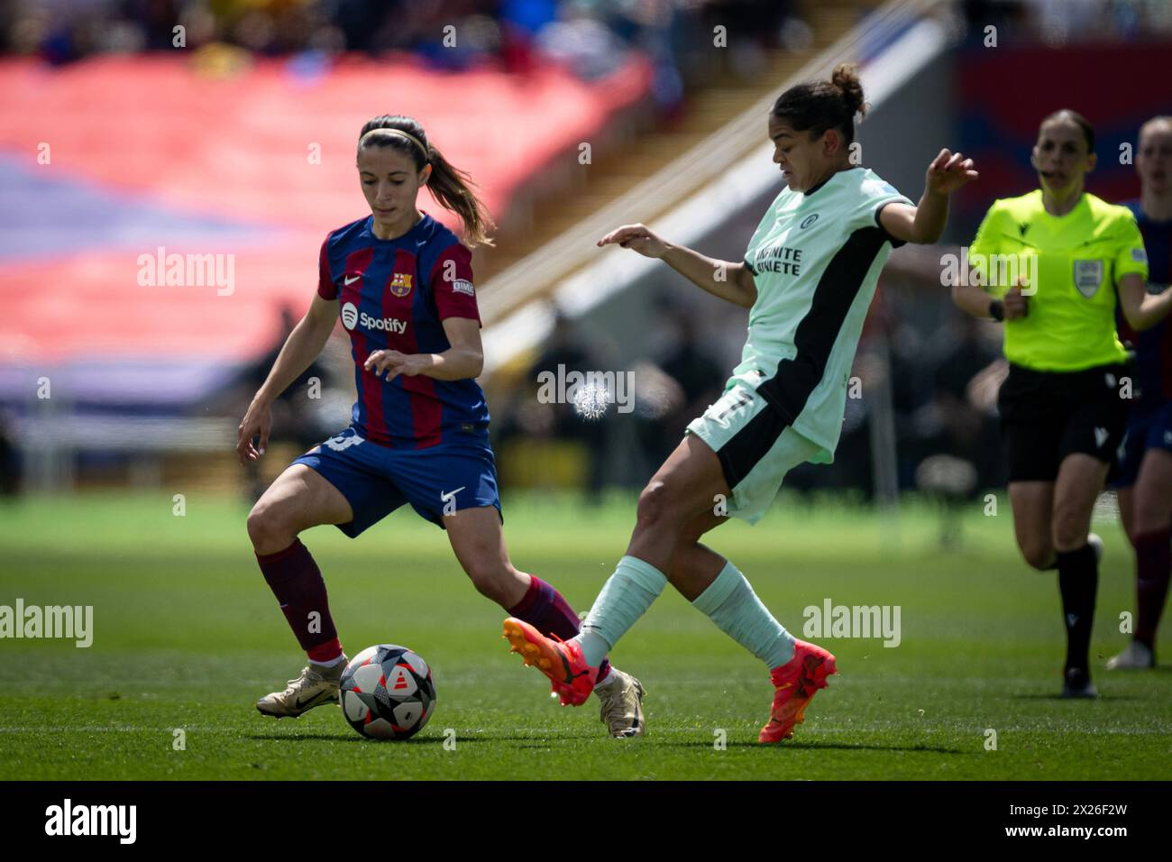 Barcelona, Spain. 20th Apr, 2024. Jessica Carter (Chelsea Women ...
