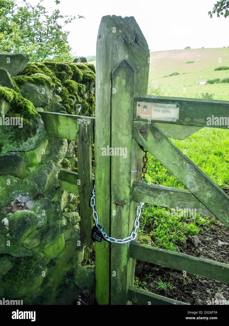 Not everyone in the countryside is friendly as this image shows a ...