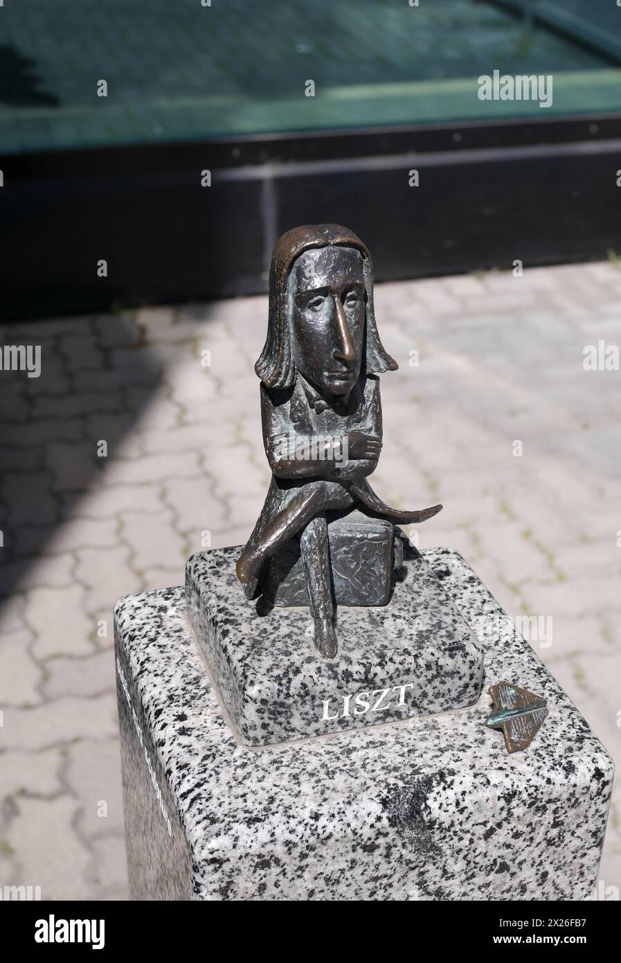 Liszt Ferenc, Franz Liszt, a bronze mini statue by Hungarian Ukrainian ...