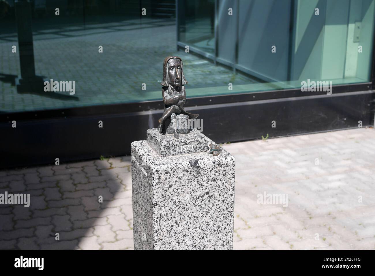 Liszt Ferenc, Franz Liszt, a bronze mini statue by Hungarian Ukrainian ...