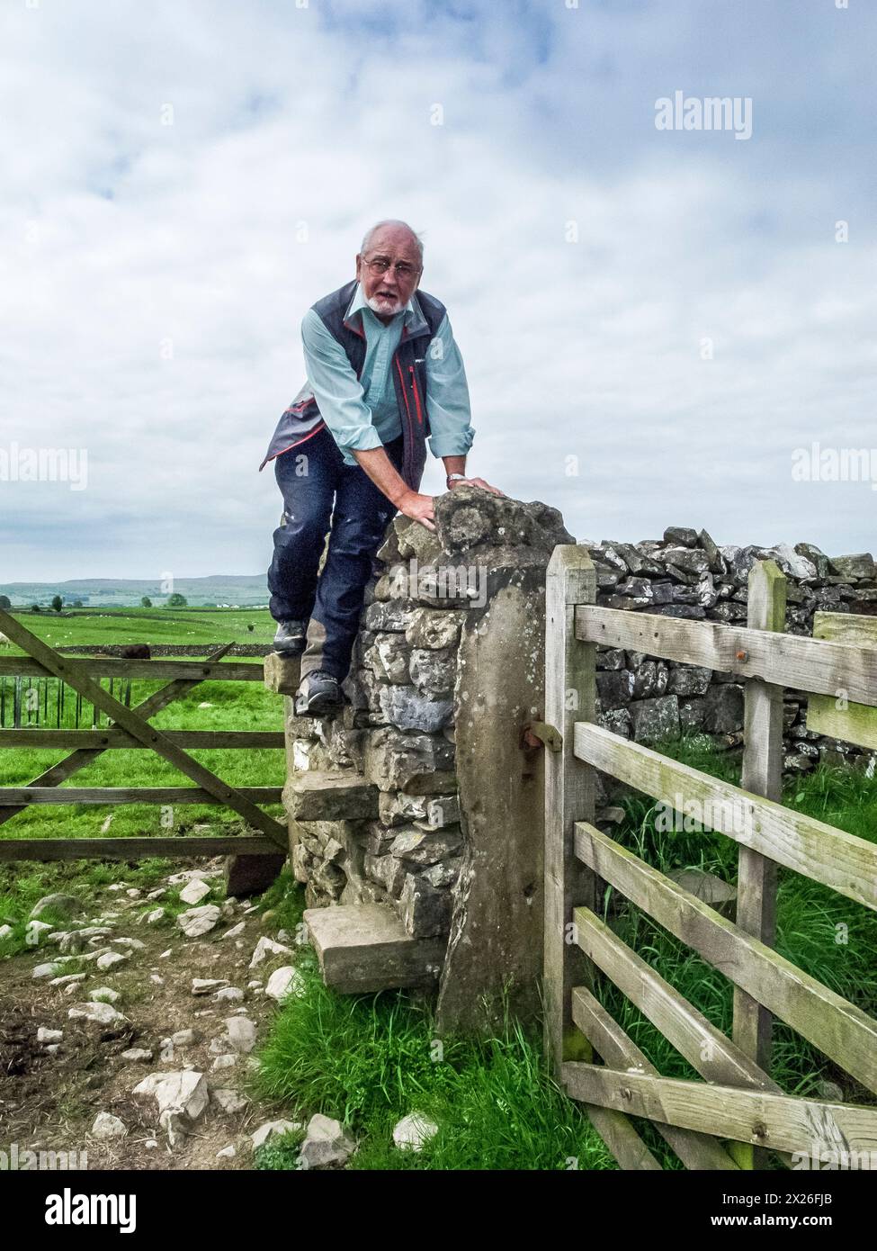 What's this about forcing someone to climb over a six foot high wall ...