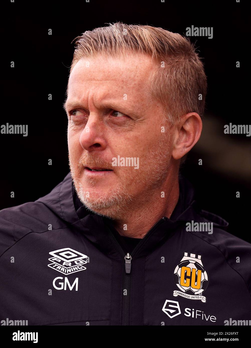 Cambridge United manager Garry Monk during the Sky Bet League One match ...