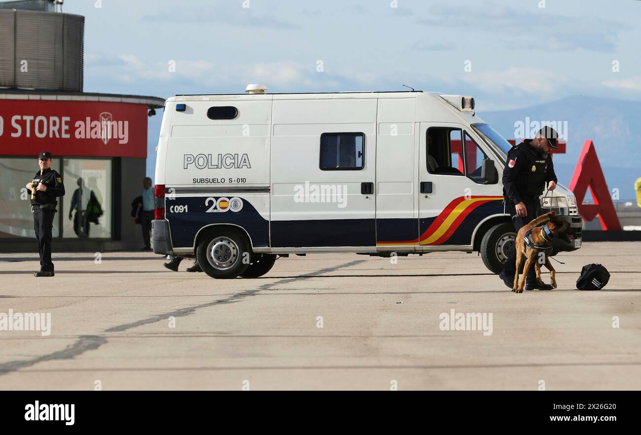 Madrid, Spanien. 10th Apr, 2024. firo : 10.04.2024, football, soccer ...