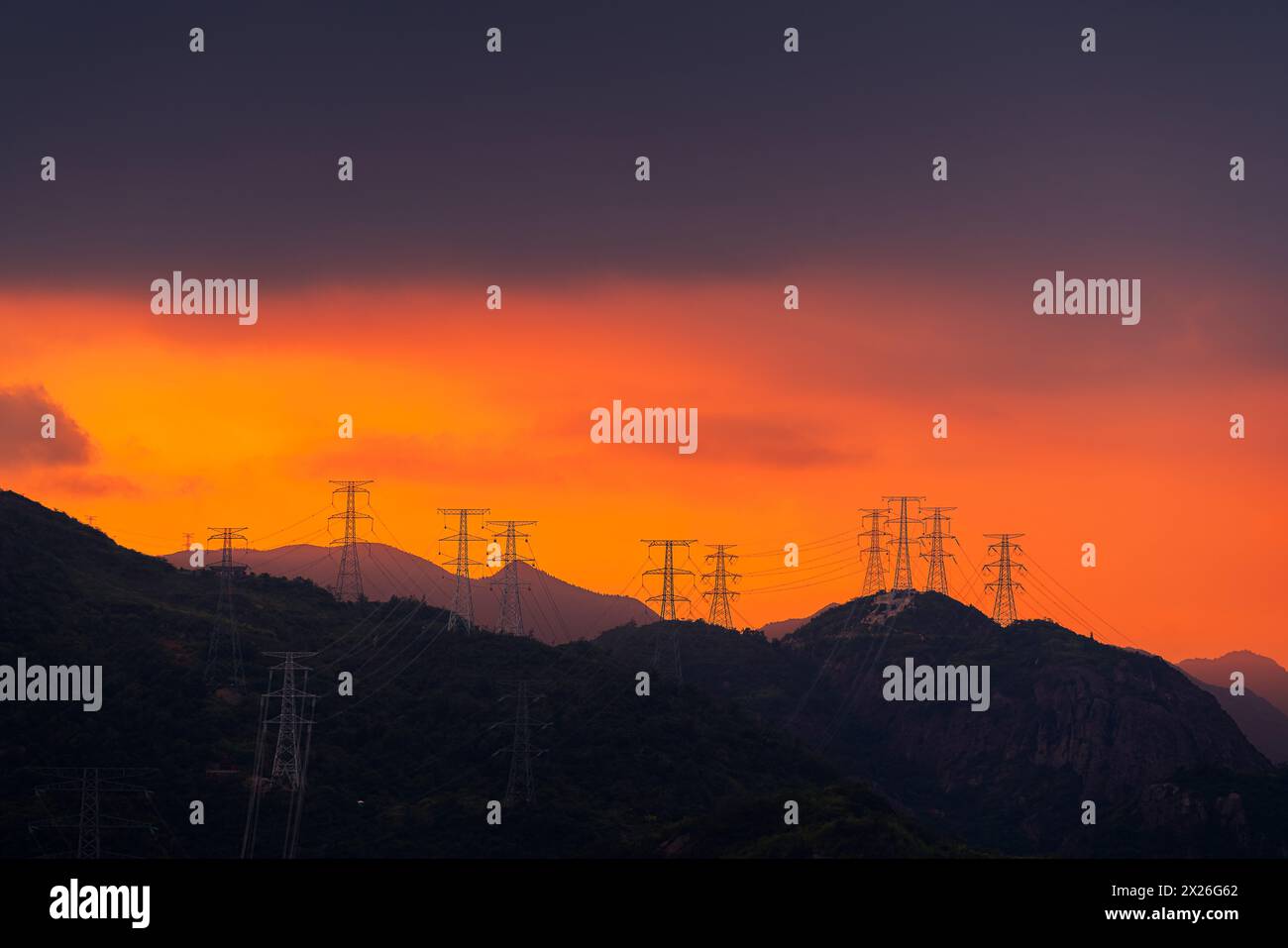 China Power Grid Stock Photo - Alamy