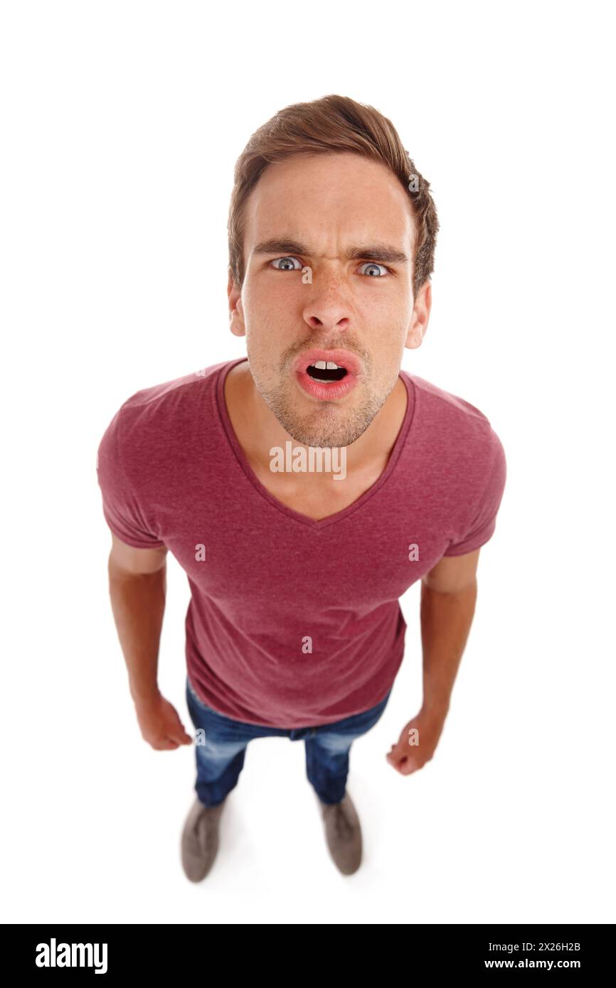 Frown view Cut Out Stock Images & Pictures - Alamy