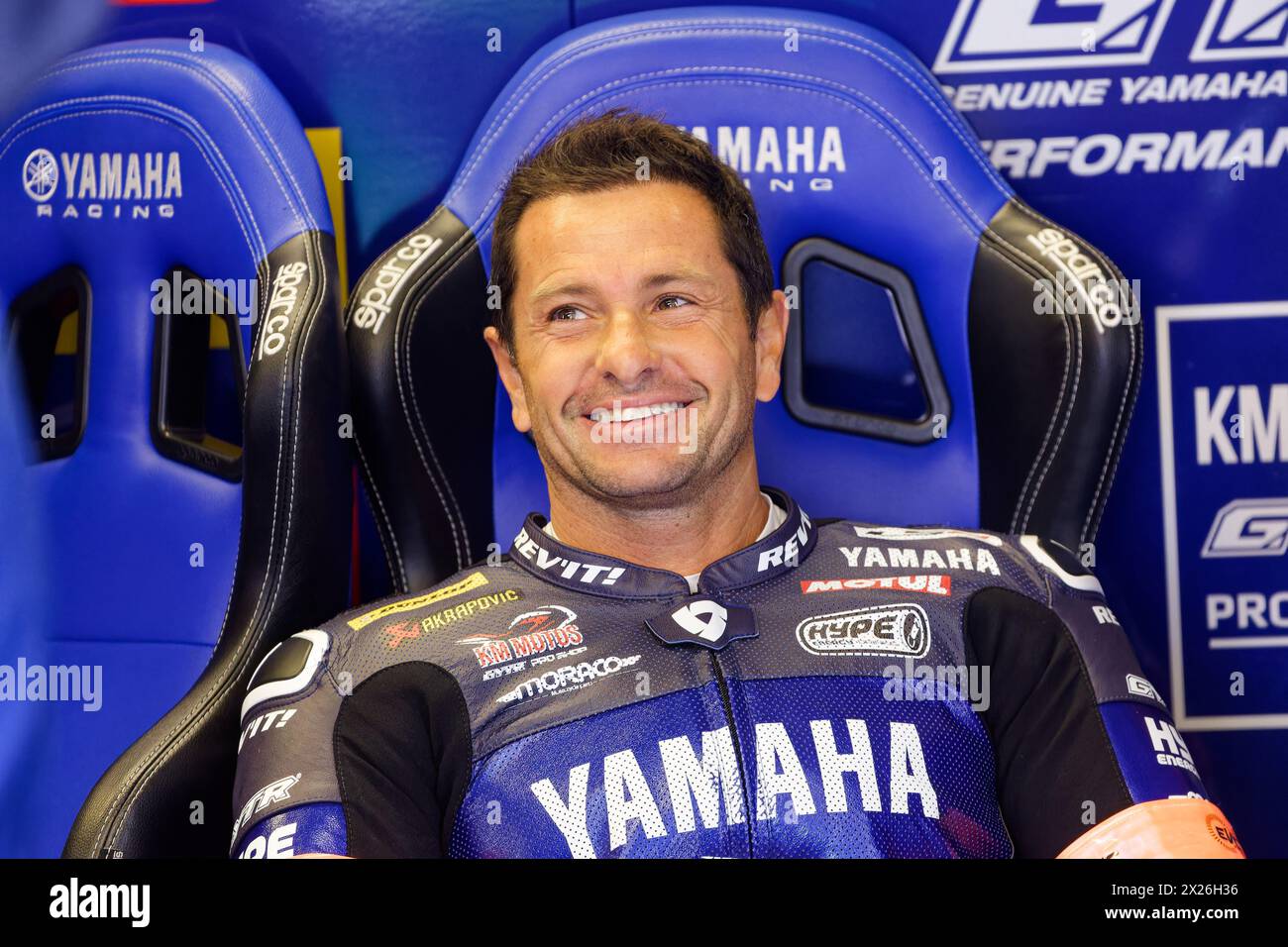 Le Mans, France. 15th June, 2023. DE PUNIET Randy, (FRA), YAMAHA YZF ...