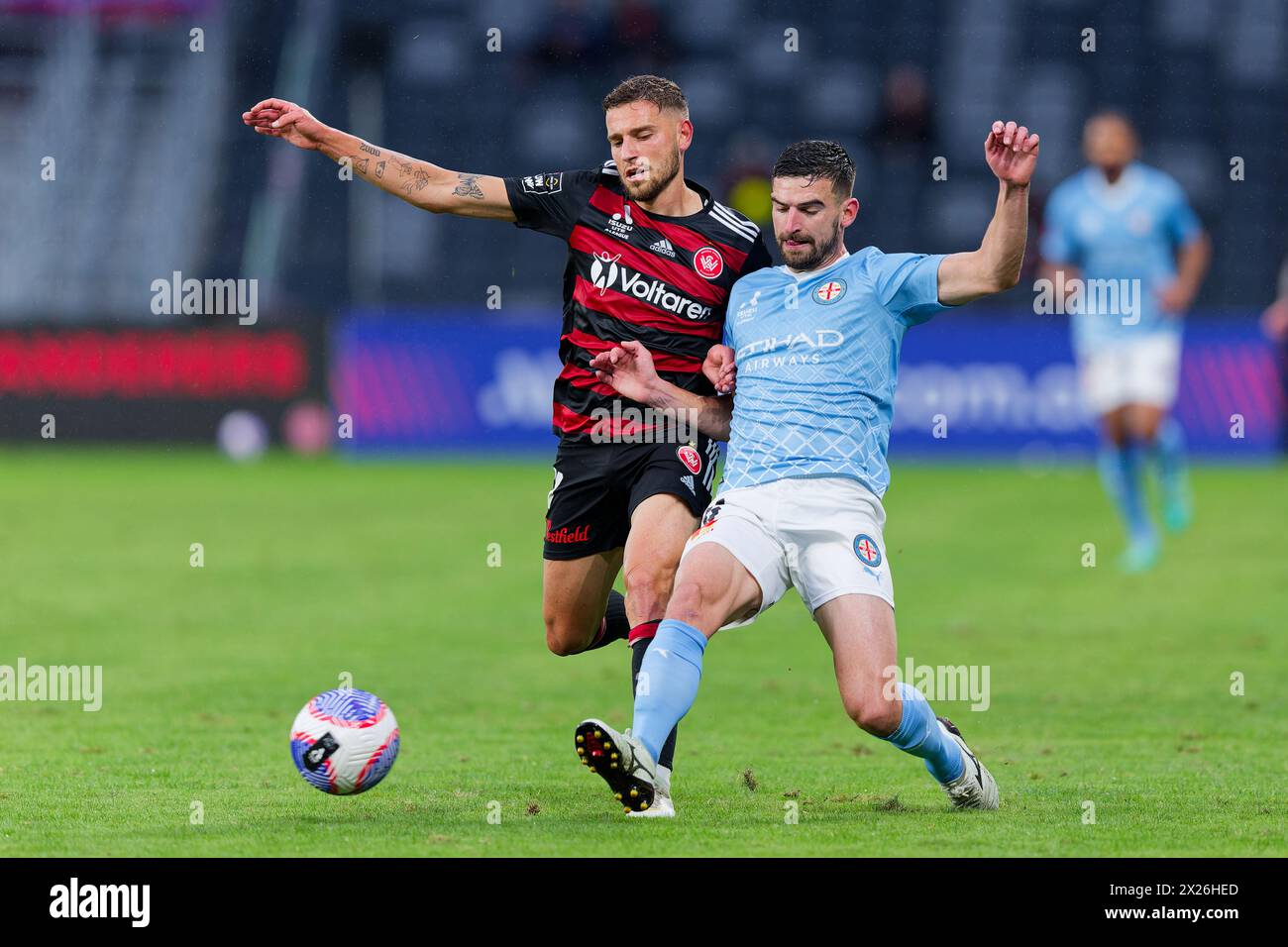 Sydney, Australia. 20th Apr, 2024. Steven Ugarković of Melbourne City ...