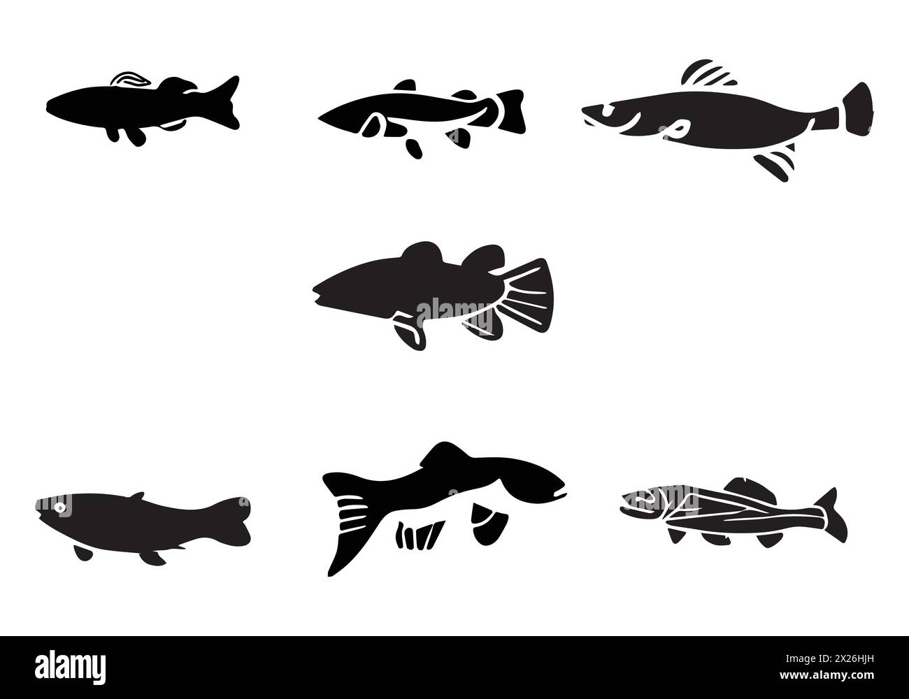 Bowfin fish Stock Vector Images - Alamy