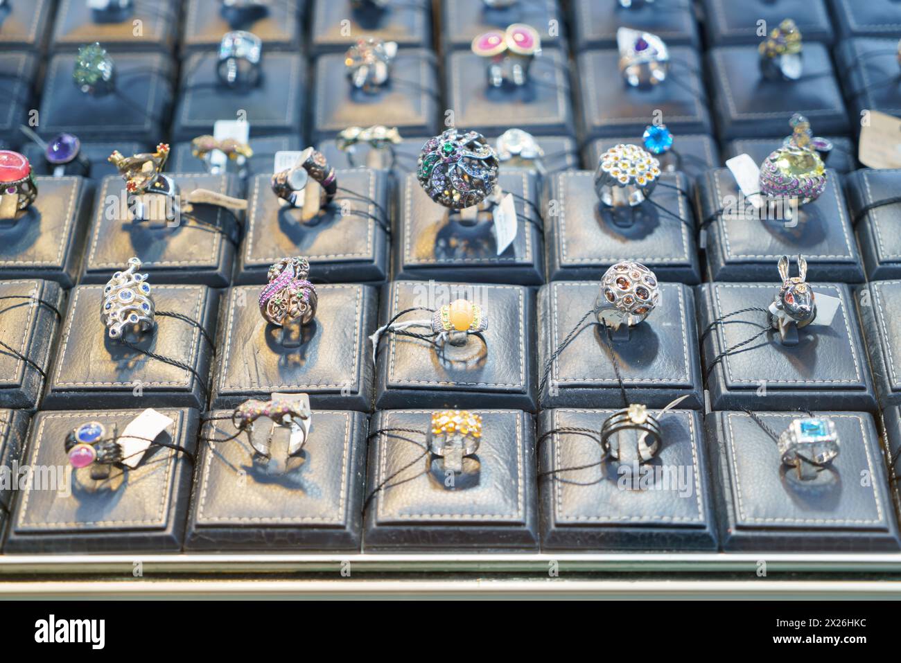 Step into opulence with a glimpse through the window display of a ...