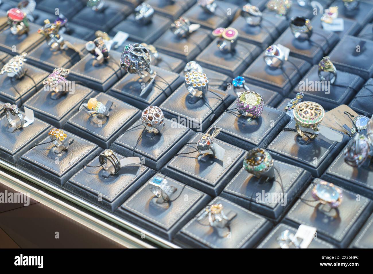 Step into opulence with a glimpse through the window display of a ...