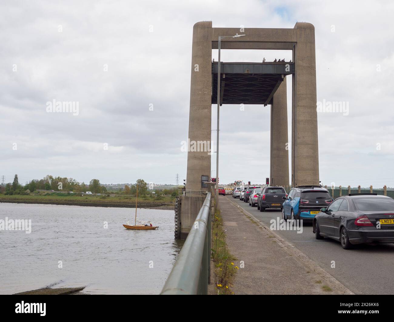 Iwade, Kent, UK. 20th Apr, 2024. Network Rail has rescheduled planned ...