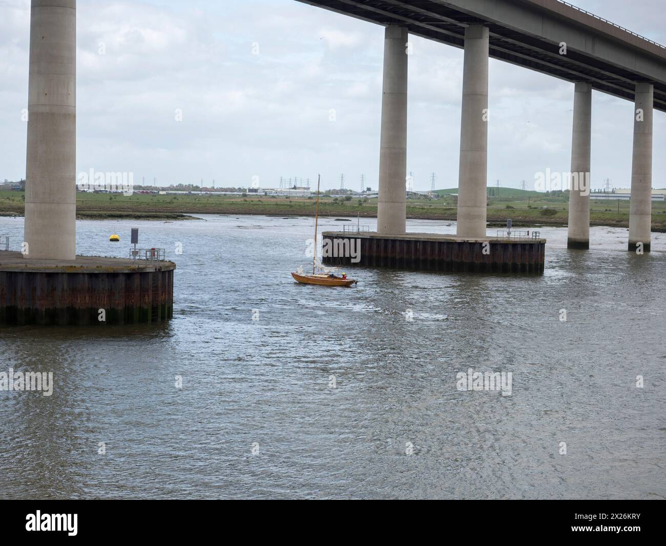 Iwade, Kent, UK. 20th Apr, 2024. Network Rail has rescheduled planned ...
