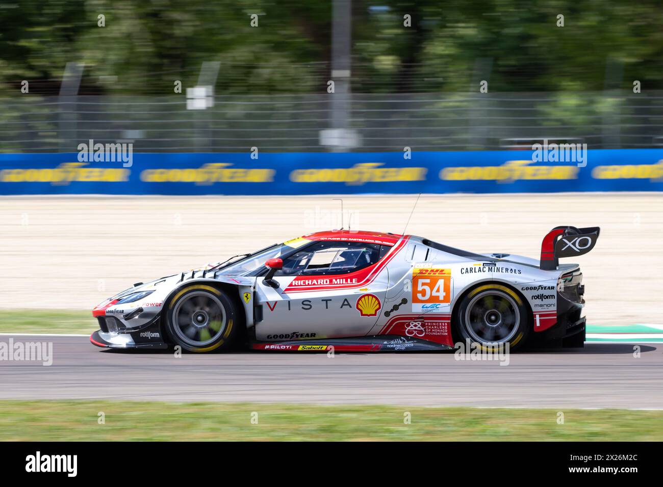 Imola, Italy. 20th Apr, 2024. VISTA AF CORSE (ITA), Ferrari 296 ...