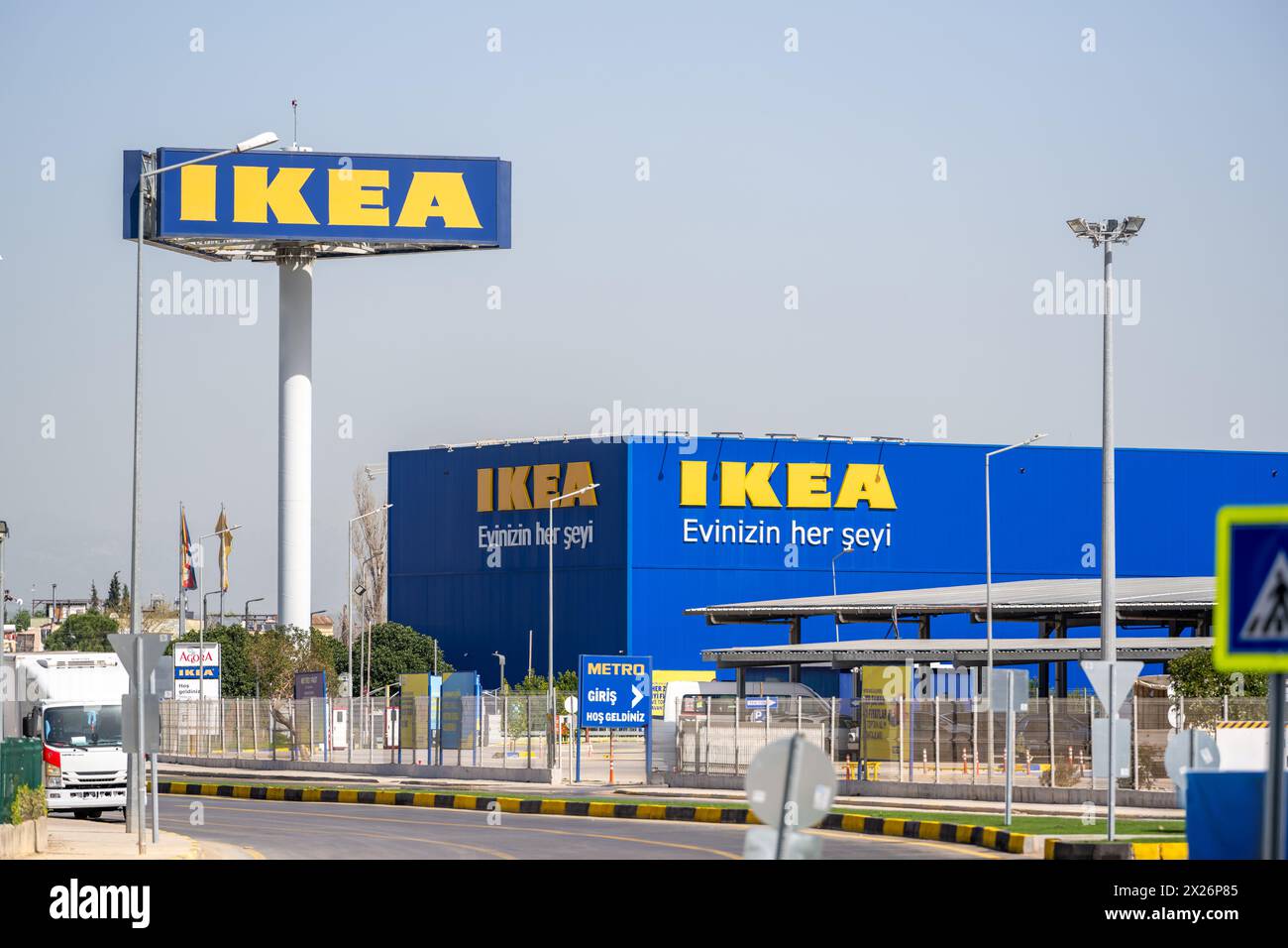 Antalya, Turkey - March 29, 2024: IKEA Antalya Store. IKEA is the world ...
