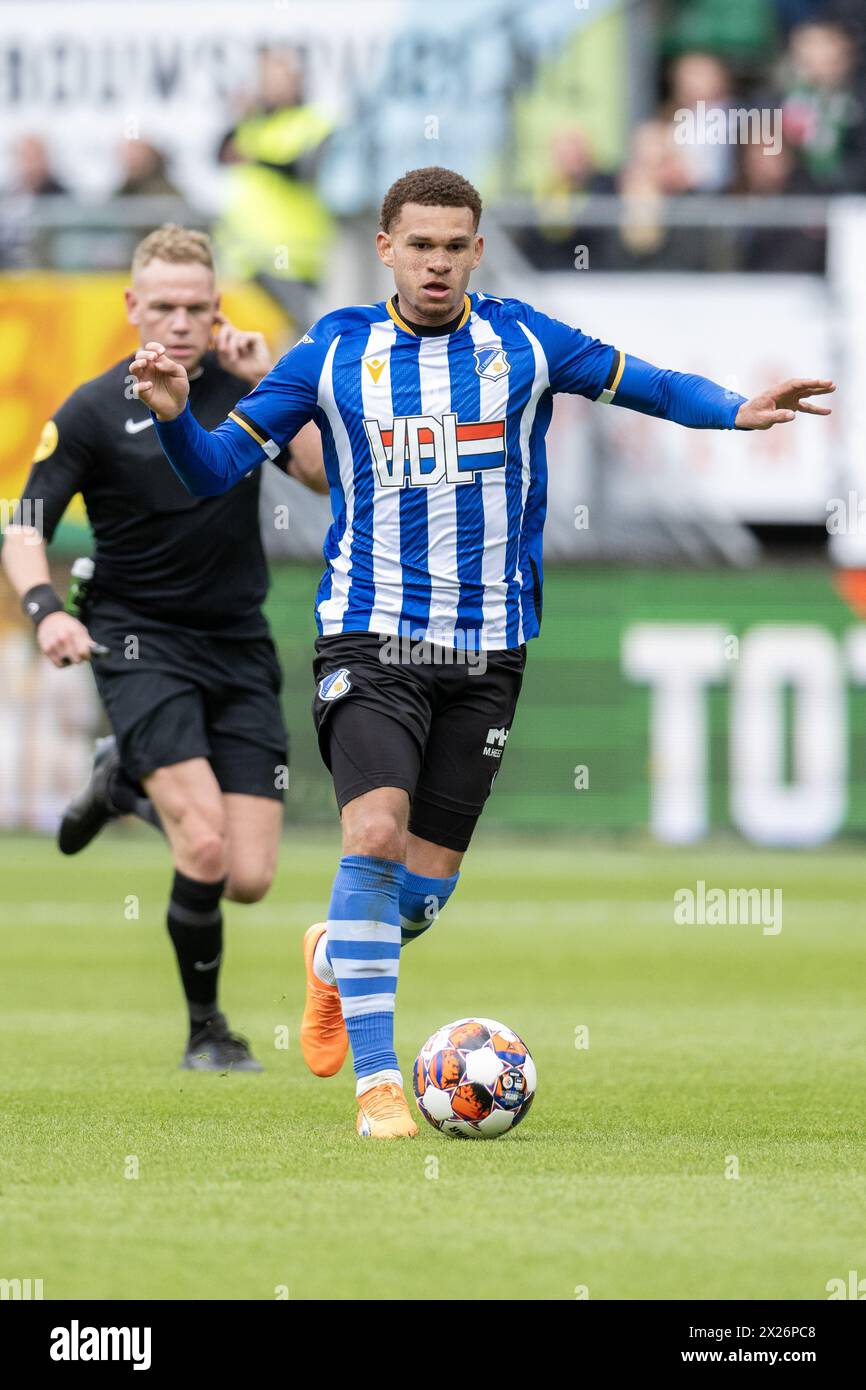 DEN HAAG, 20-04-2024, Bingoal Stadium, Dutch Keukenkampioendivisie ...