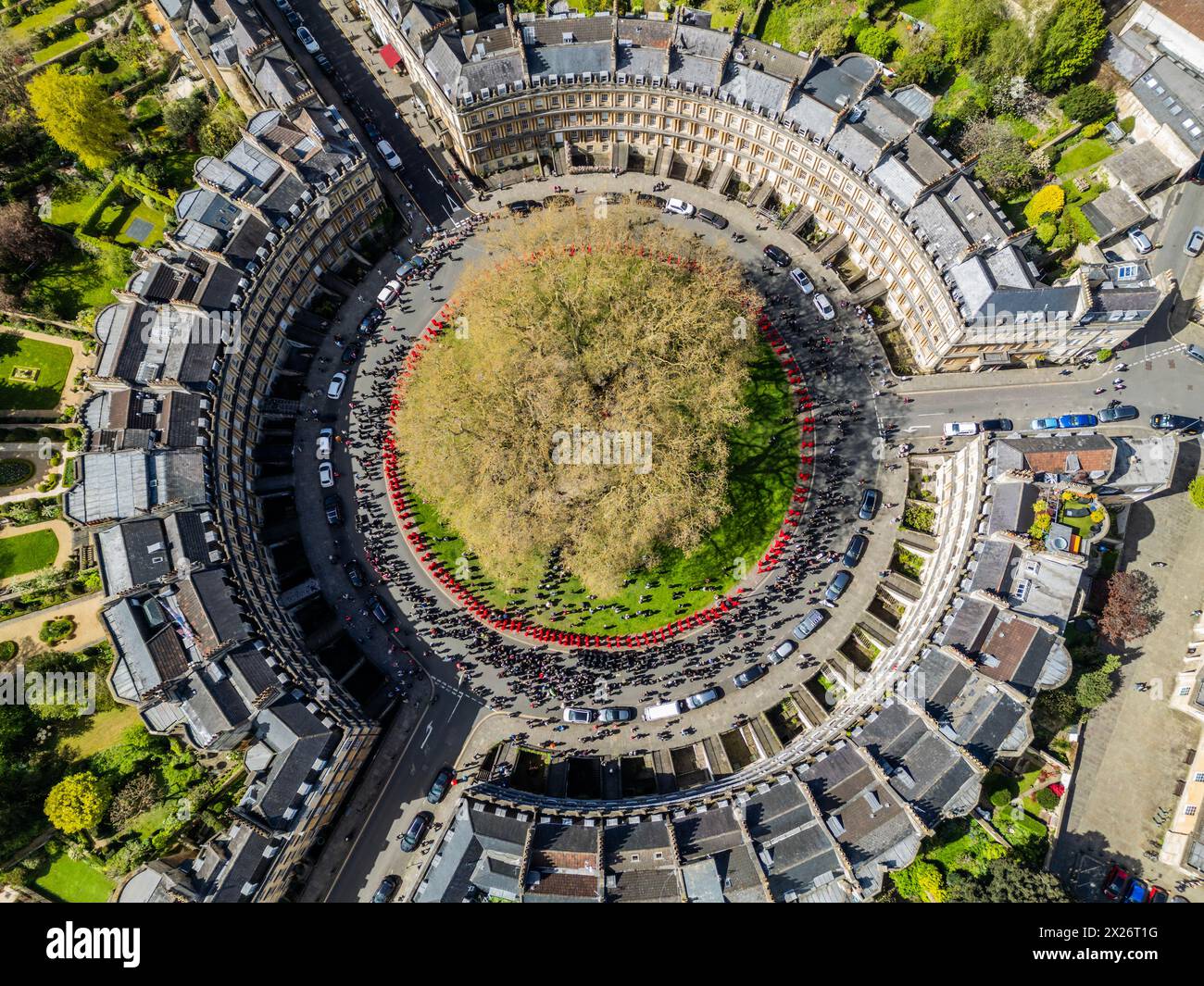 Bath, UK. 20th Apr, 2024. The Rebels encircle the Circle - The ...