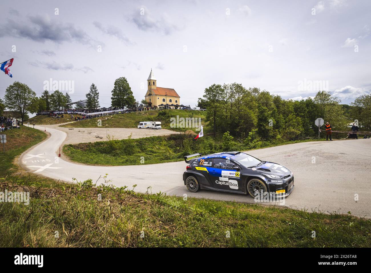 22 PAJARI Sami, MALKONEN Enni, Toyota Yaris Rally2, action during the ...