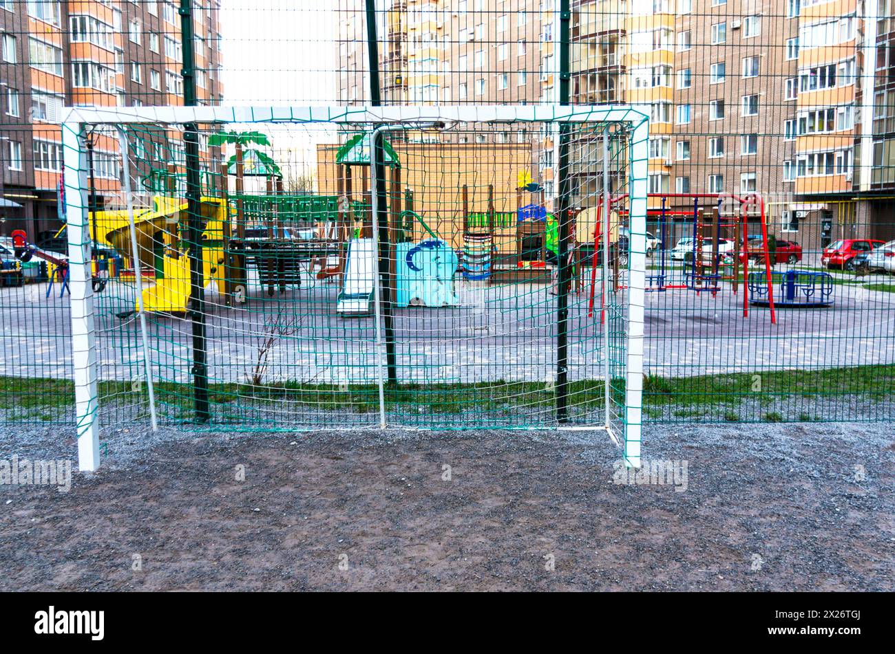 Green grass in sports complex hi-res stock photography and images - Alamy