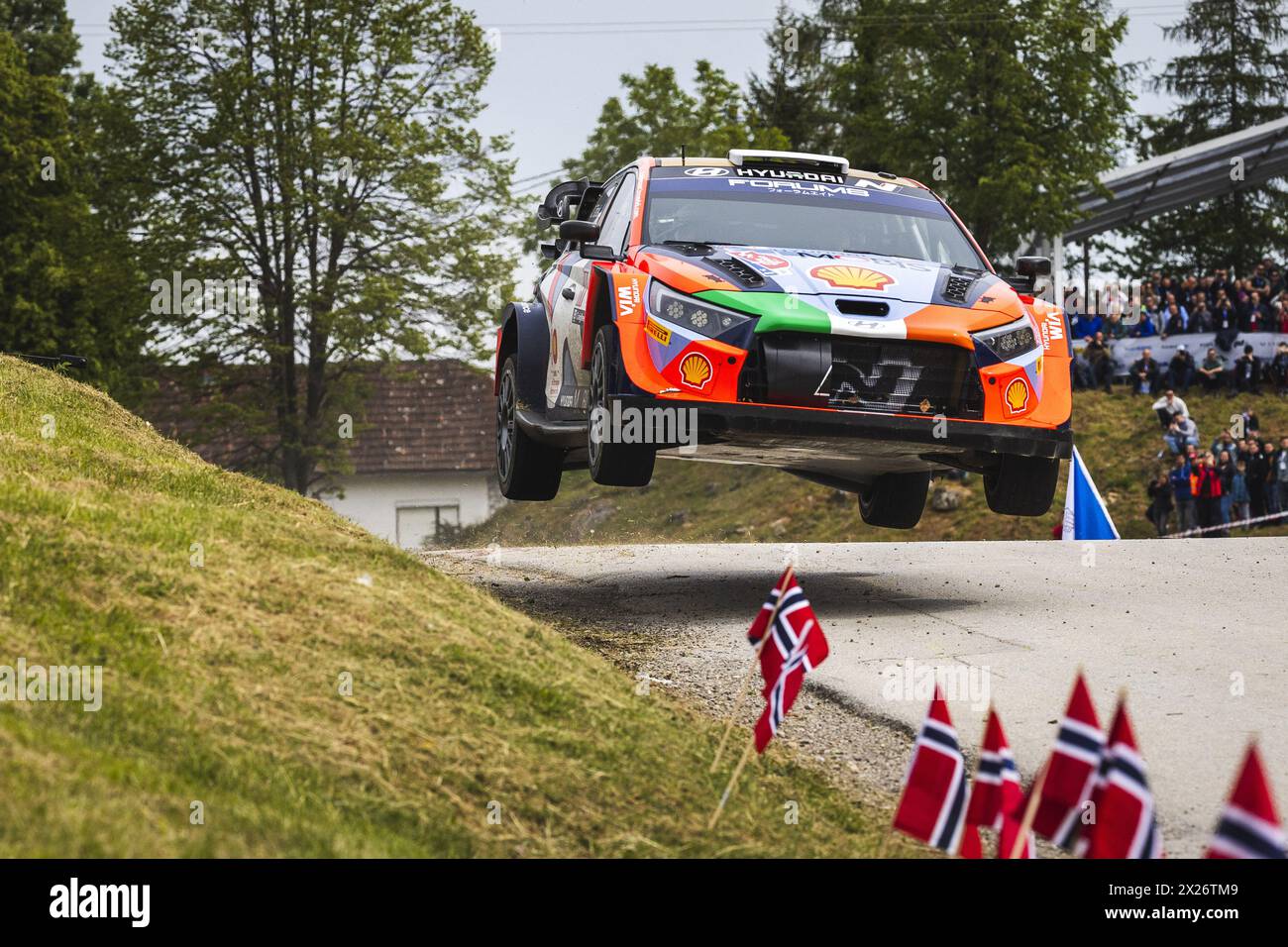08 TANAK Ott, JARVEOJA Martin, Hyundai I20 Rally1, action during the ...