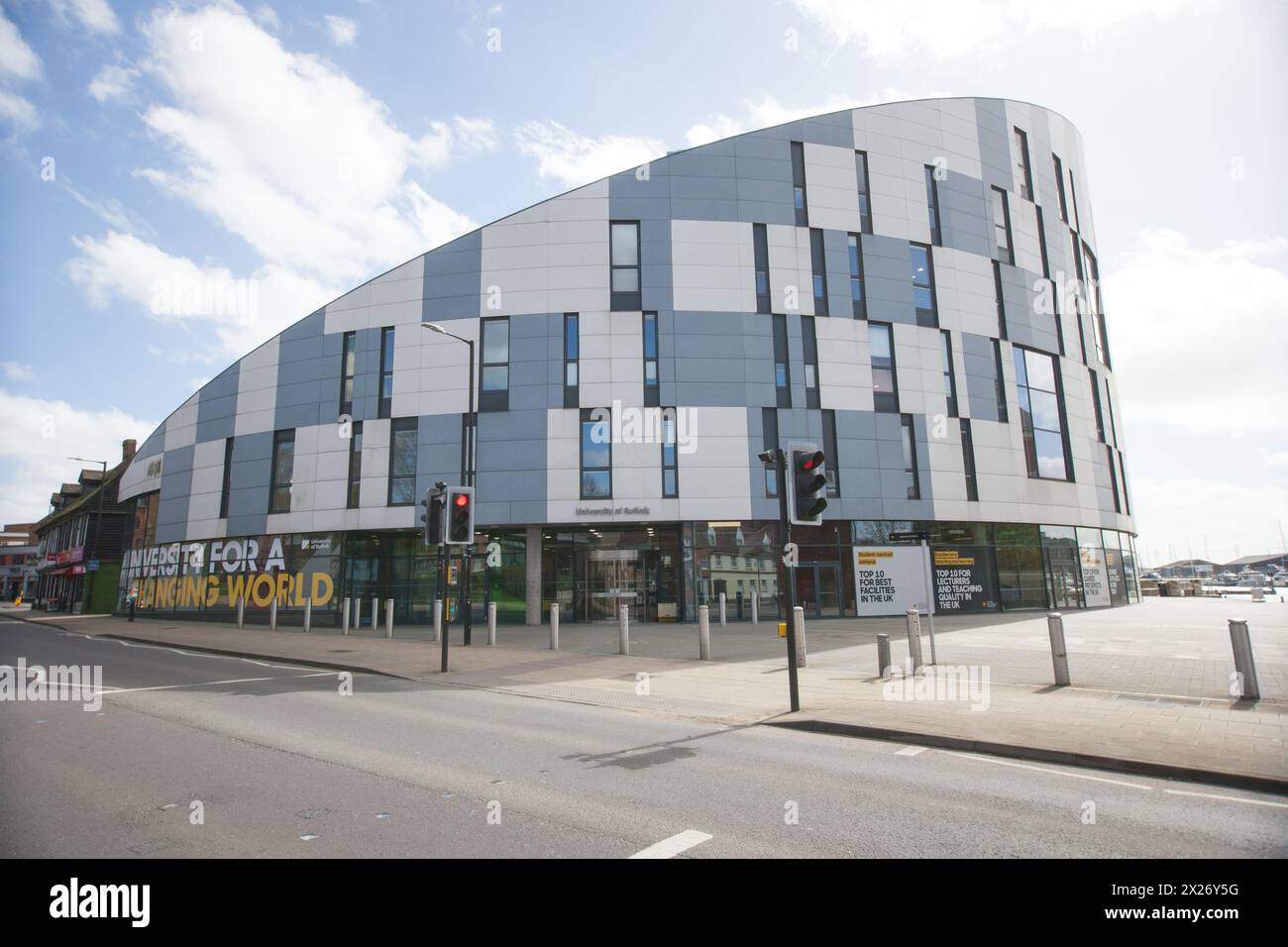 The University of Suffolk in Ipswich in the United Kingdom Stock Photo ...