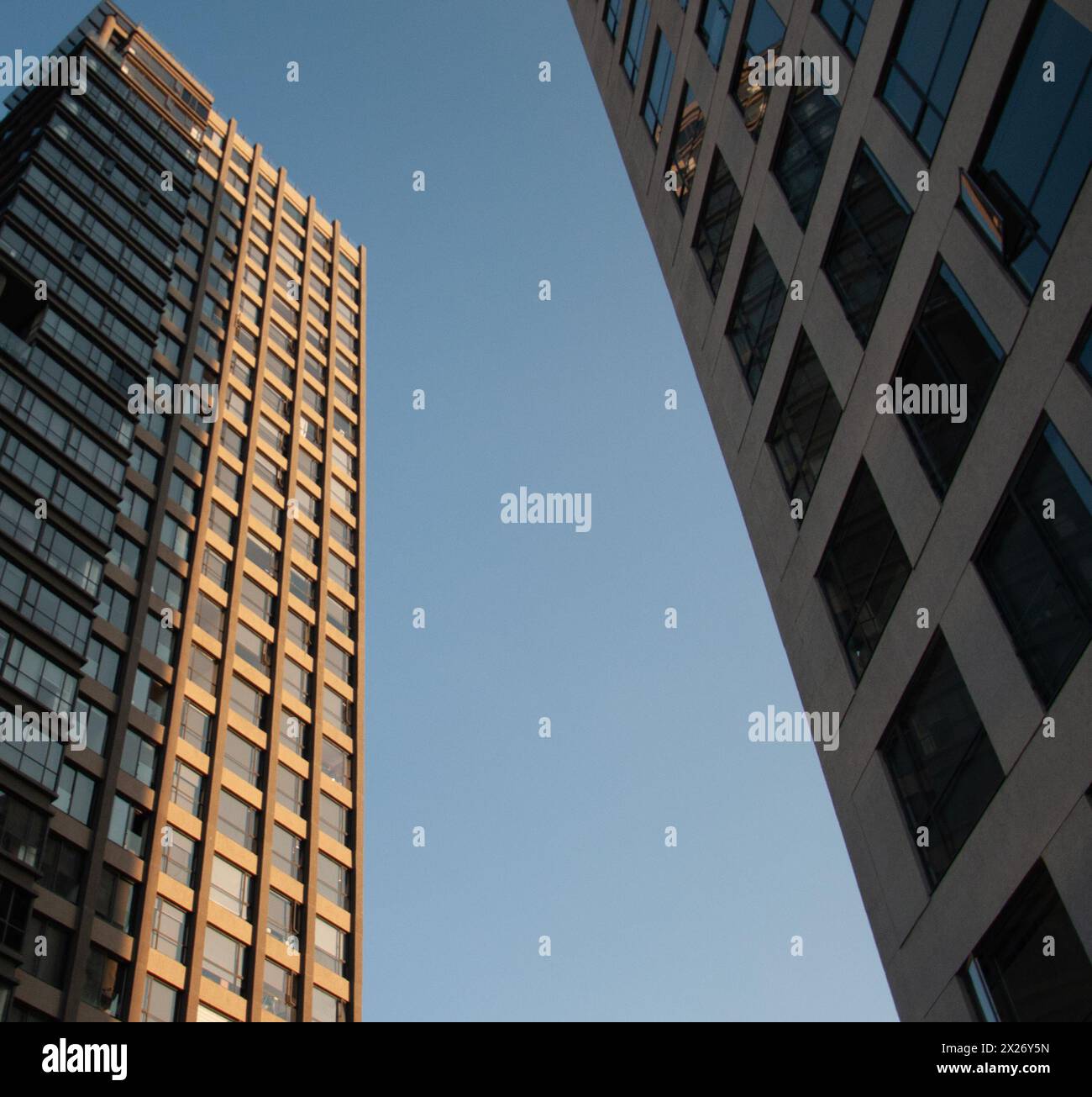 Apartment buildings in perspective Stock Photo - Alamy