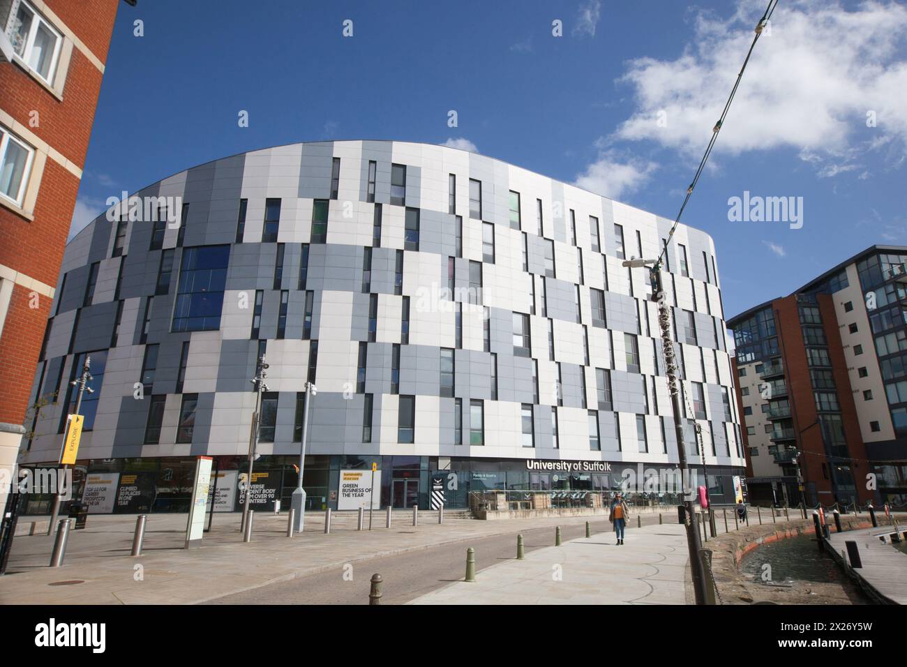 The University of Suffolk in Ipswich in the United Kingdom Stock Photo ...