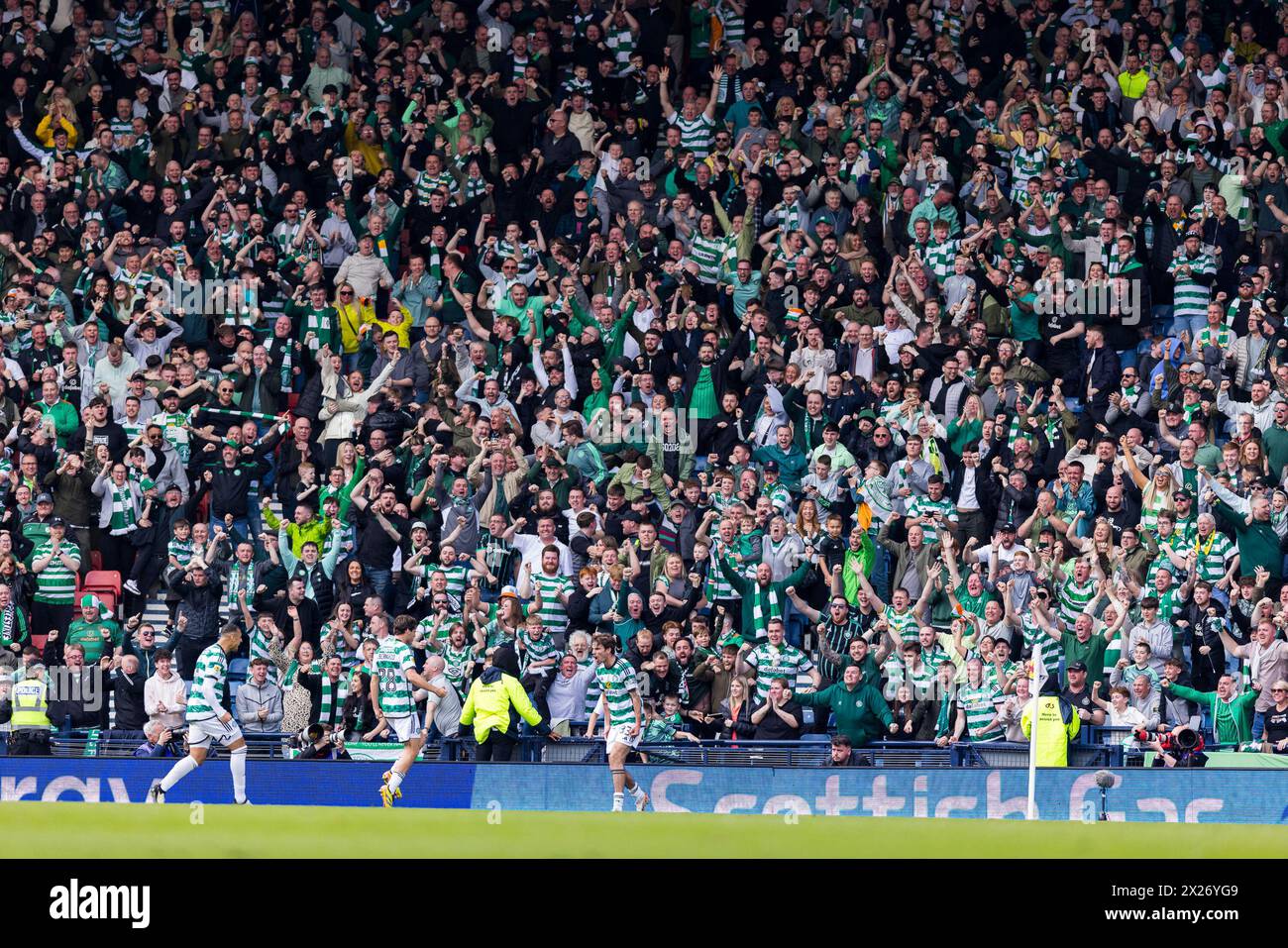 Aberdeen Vs Celtic - Scottish Cup Semi-Final at Hampden Park in Glasgow ...