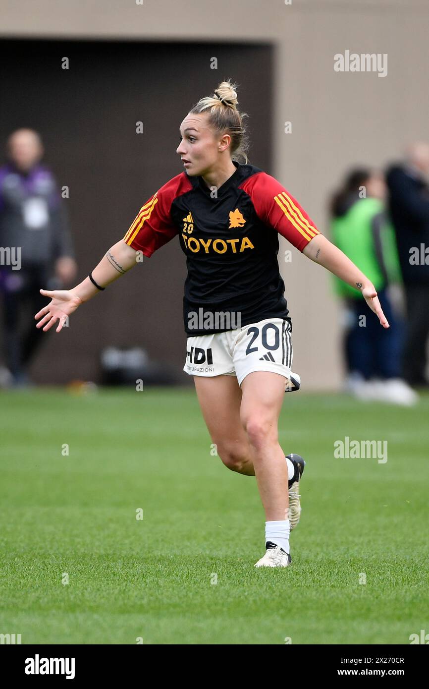 Giada Greggi of A.S. Roma Women during the playoff of the Serie A ...