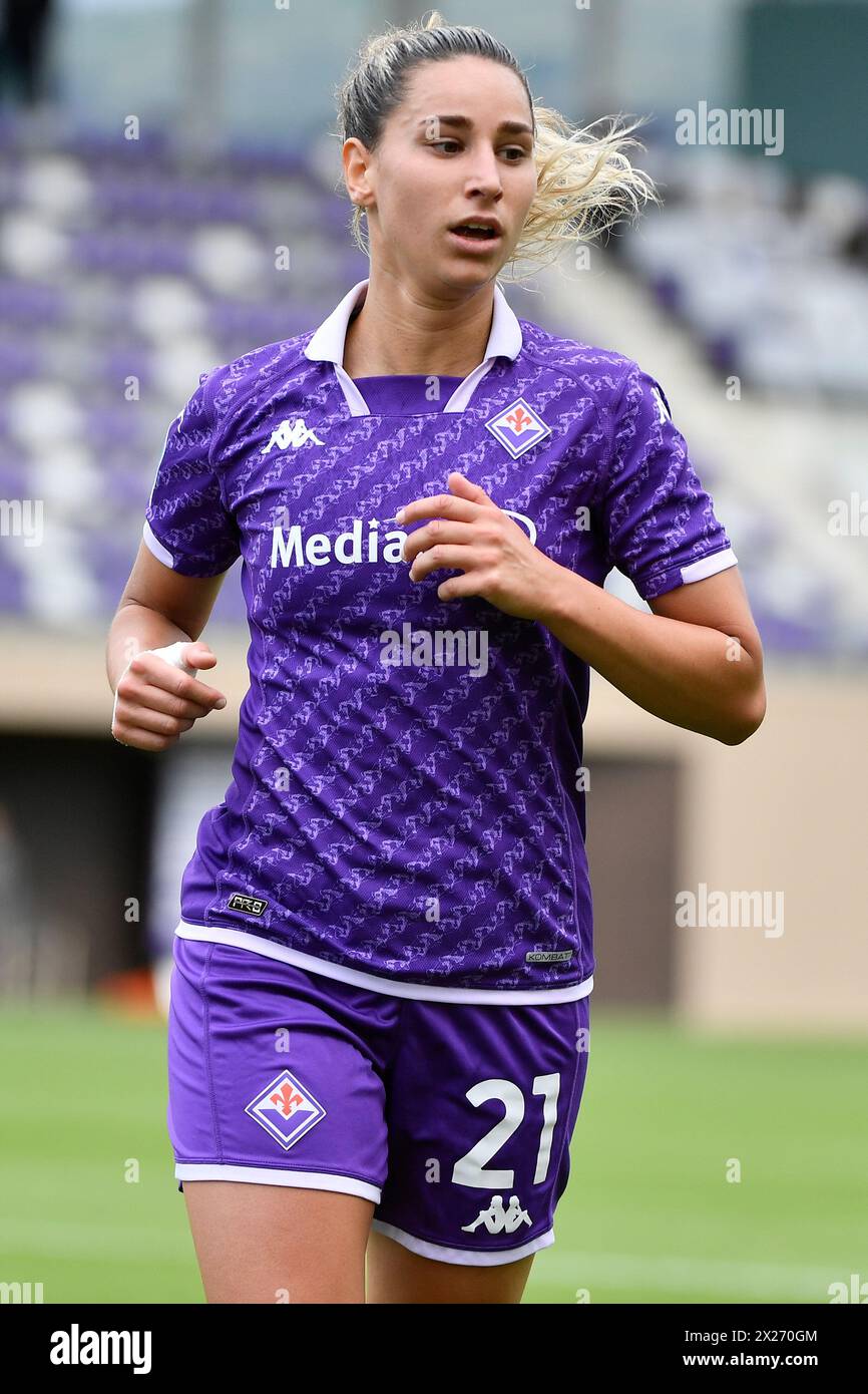 Emma Severini of A.C.F Fiorentina Womenduring the playoff of the Serie ...