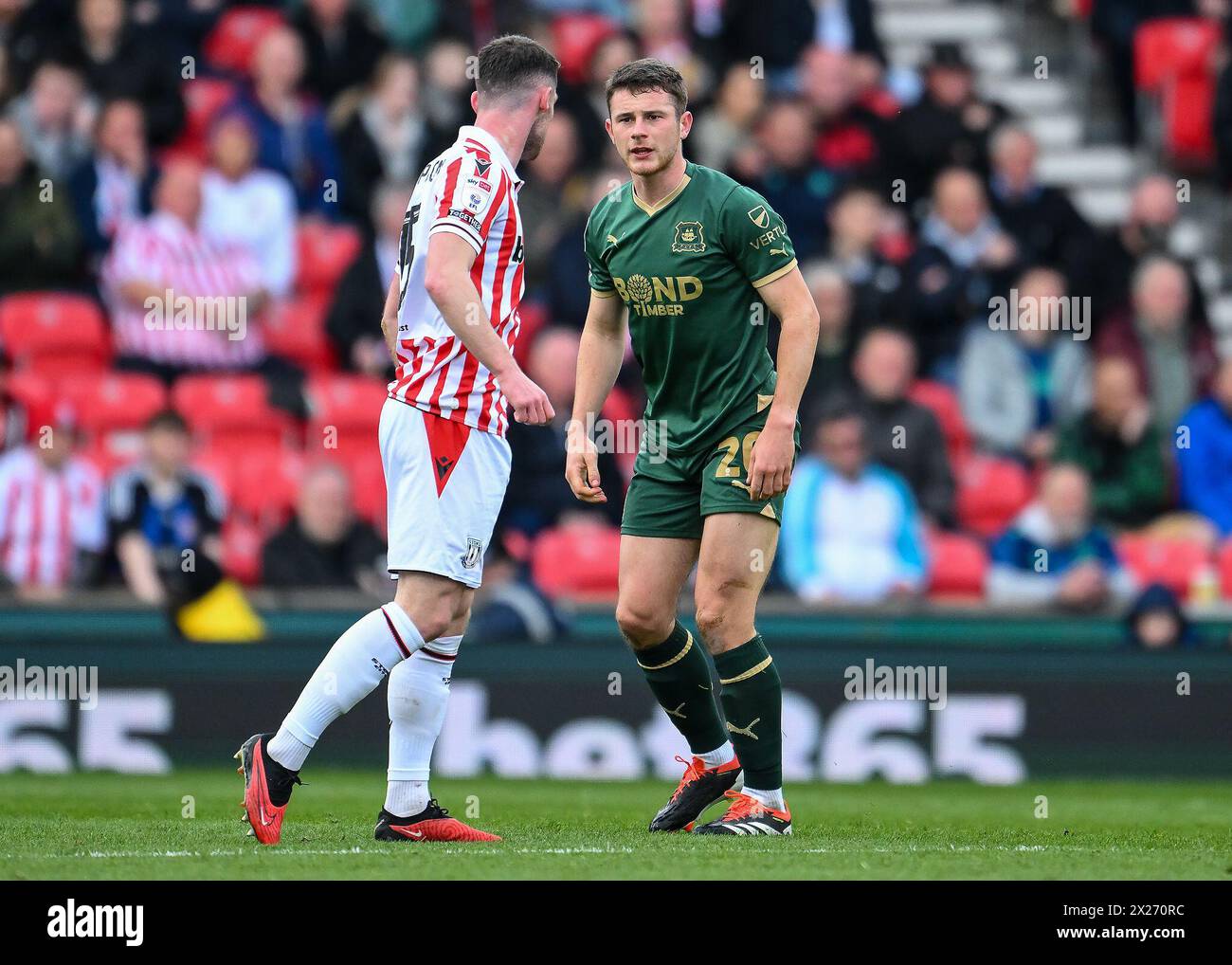 Adam Randell of Plymouth Argyle in action during the Sky Bet ...
