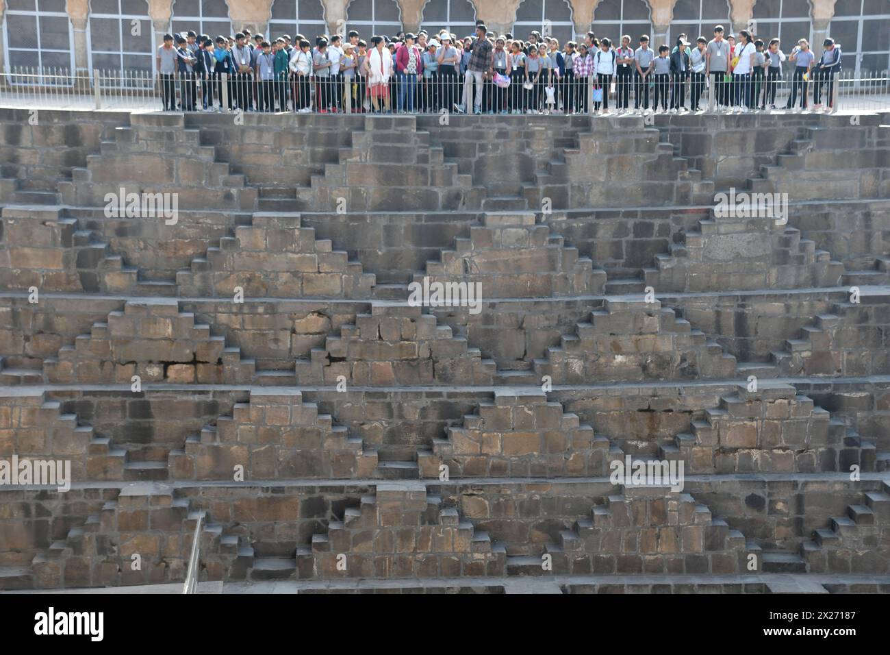 Abhaneri, Rajasthan, USA. 14th Mar, 2024. The Chand Baori step well in ...