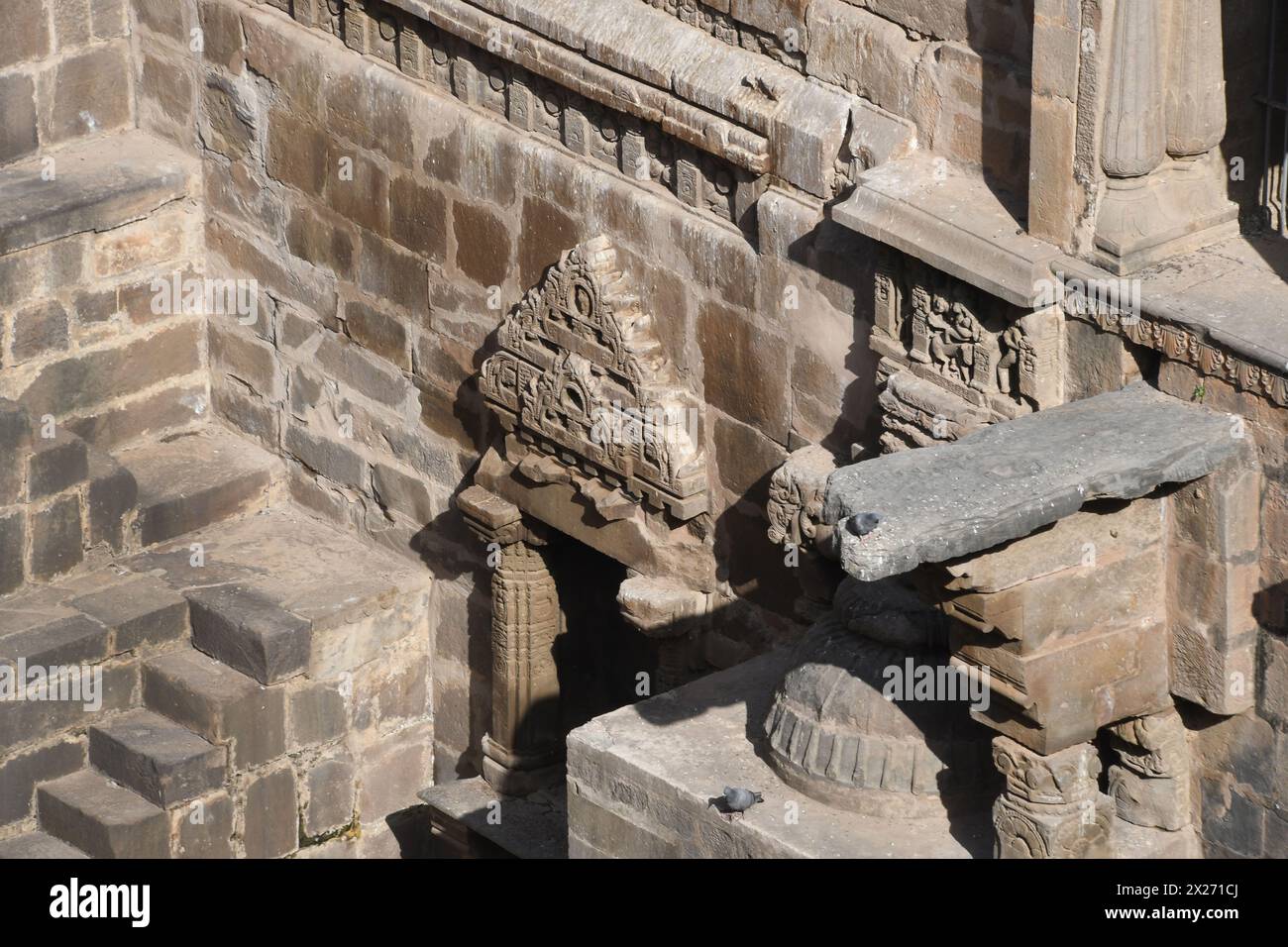 March 14, 2024, Abhaneri, Rajasthan, USA: The Chand Baori step well in ...