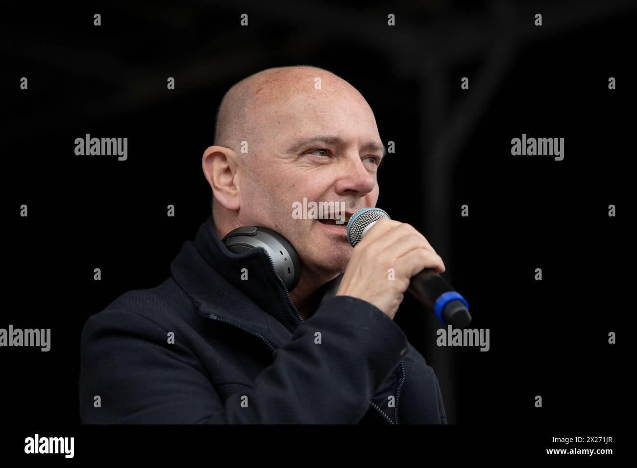 Glasgow, Scotland, 20 April 2024. Singer, writer and journalist Pat ...