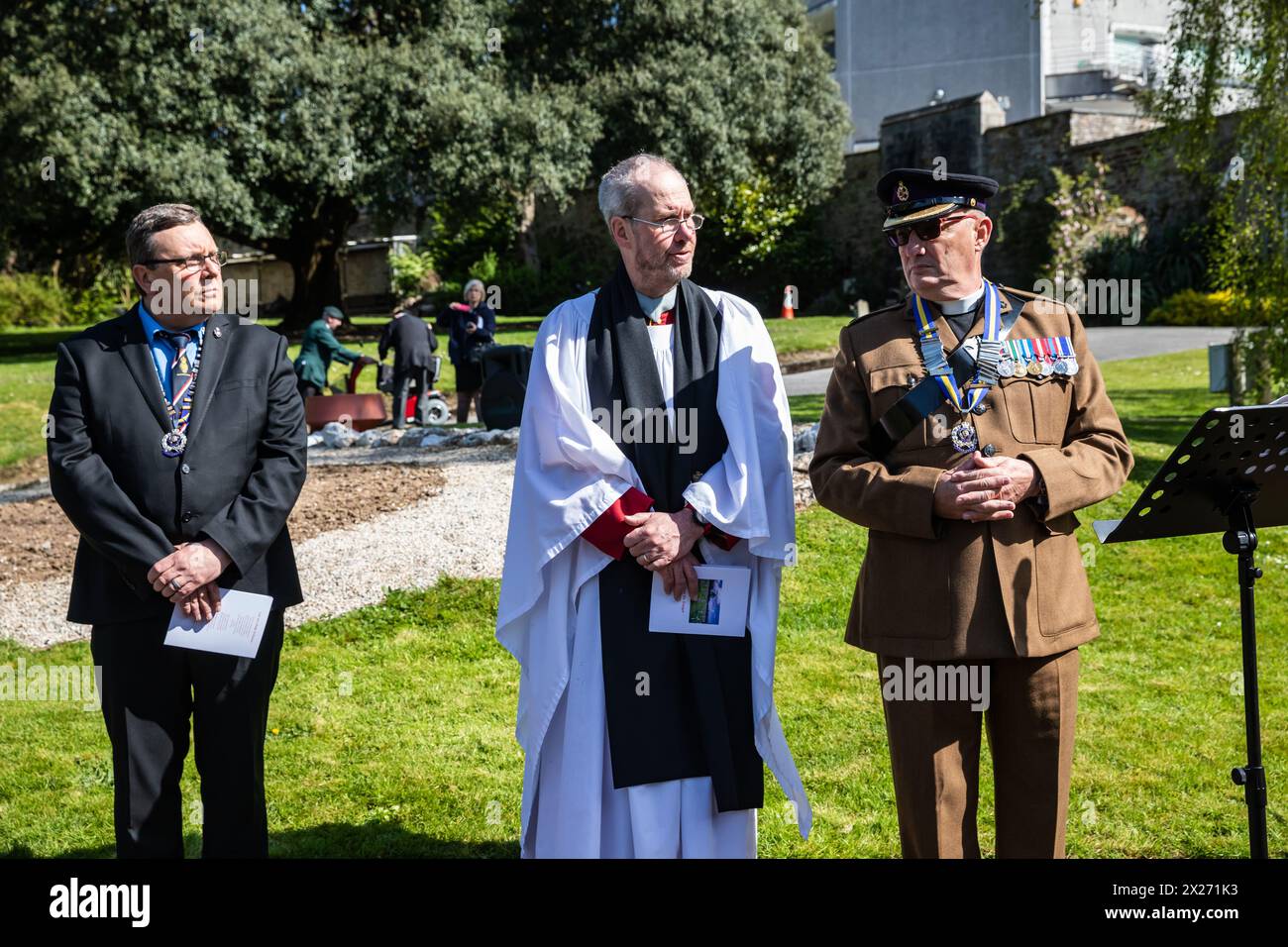Truro,UK,20th APRIL 2024,The Truro Branch of the Royal British Legion ...