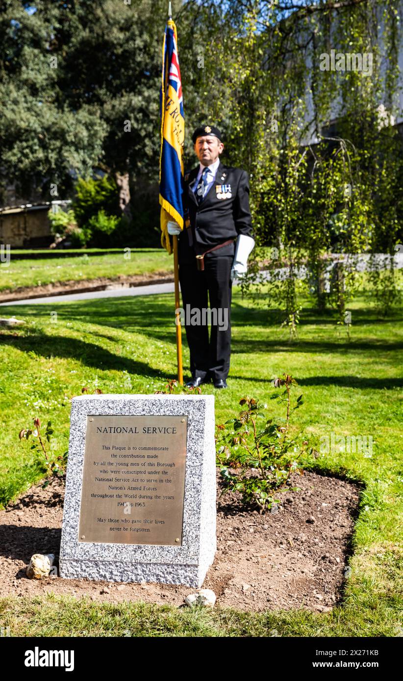 Truro,UK,20th APRIL 2024,The Truro Branch of the Royal British Legion ...