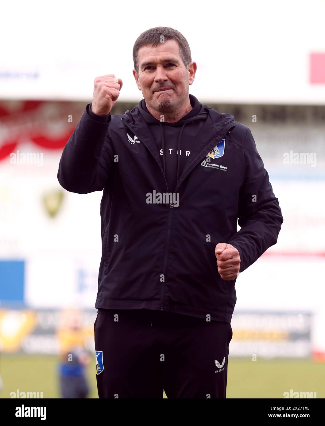 Mansfield Town manager Nigel Clough after the Sky Bet League Two match ...