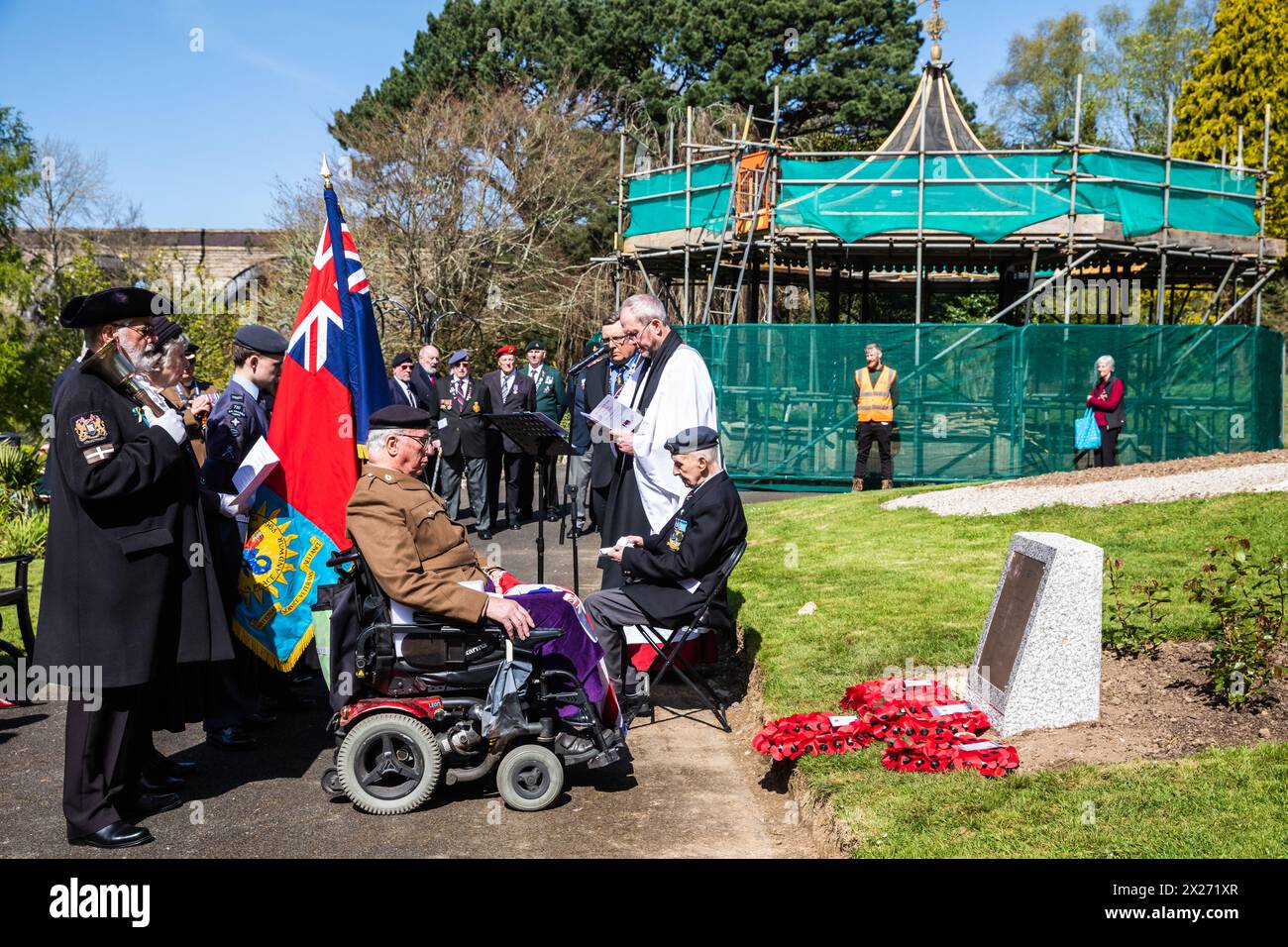 Truro,UK,20th APRIL 2024,The Truro Branch of the Royal British Legion ...